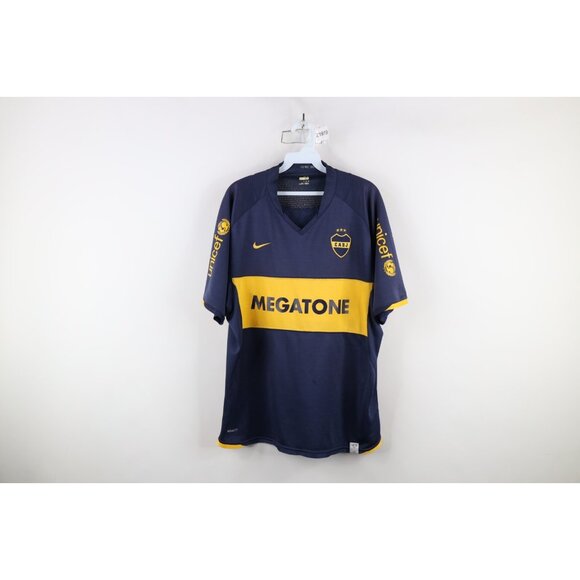 Nike | Shirts | Vtg Nike Mens Xl Megatone Cabj Club Atletico Boca ...